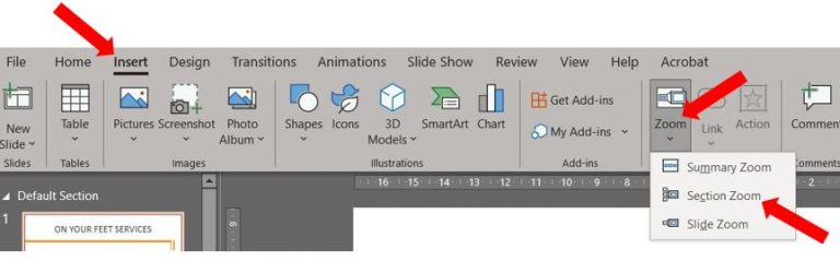 How to use the Section Zoom tool to add impact to your PowerPoint ...