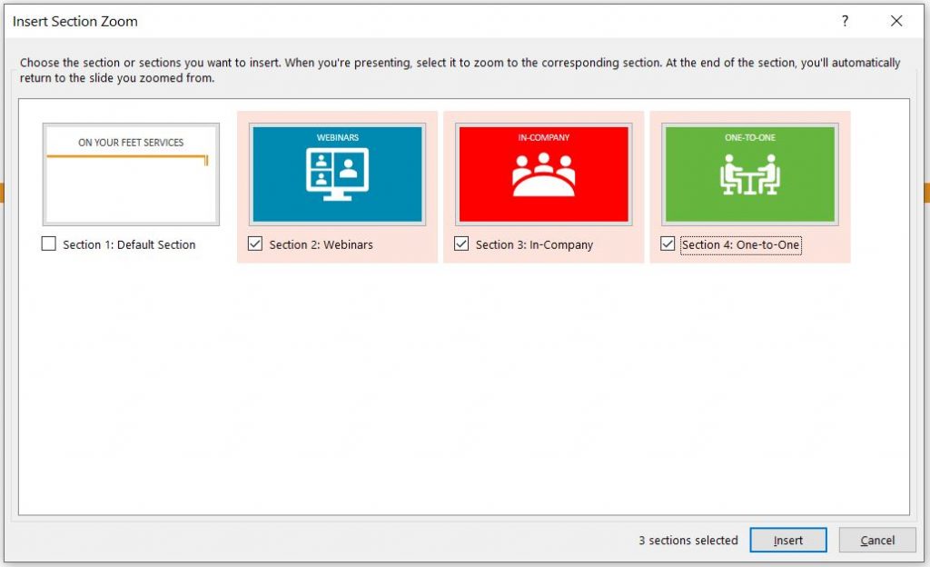 How to use the Section Zoom tool to add impact to your PowerPoint ...